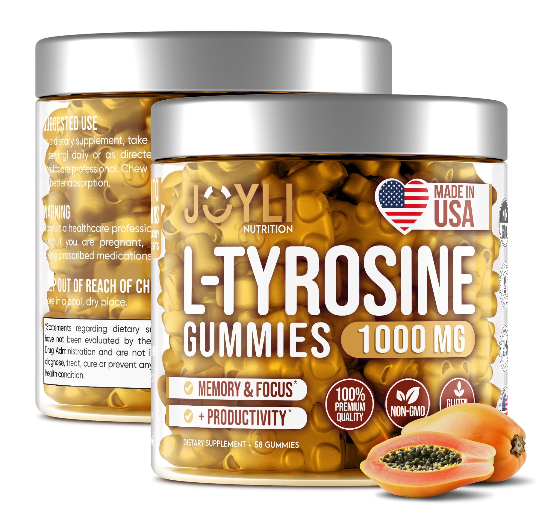 L-Tyrosine gummies for energy boost