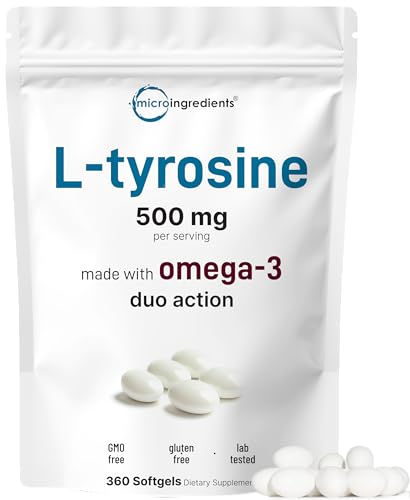 l-tyrosine softgels for energy boost