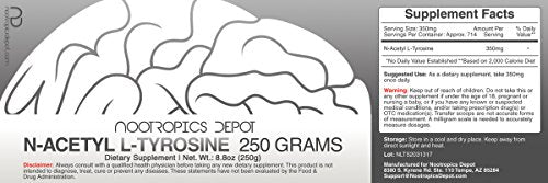 L-Tyrosine supplement for cognitive support