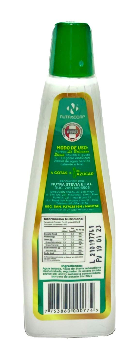 La Boliviana stevia for healthy baking