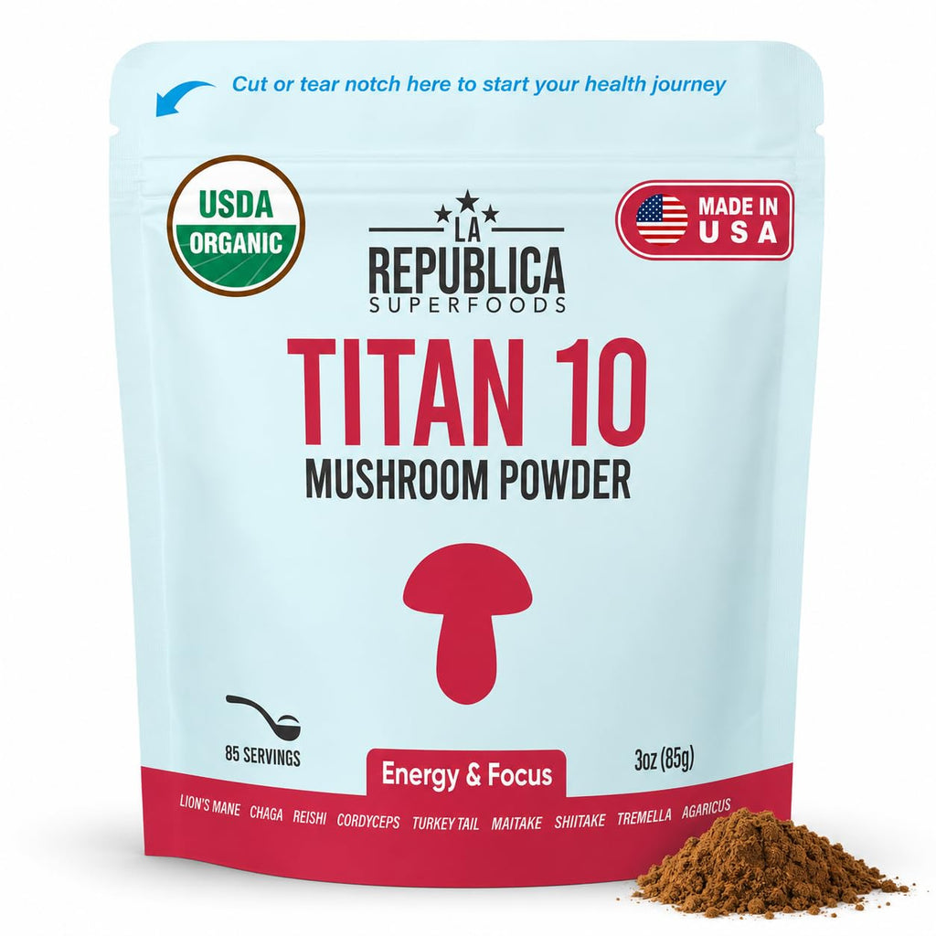 La Republica organic mushroom powder