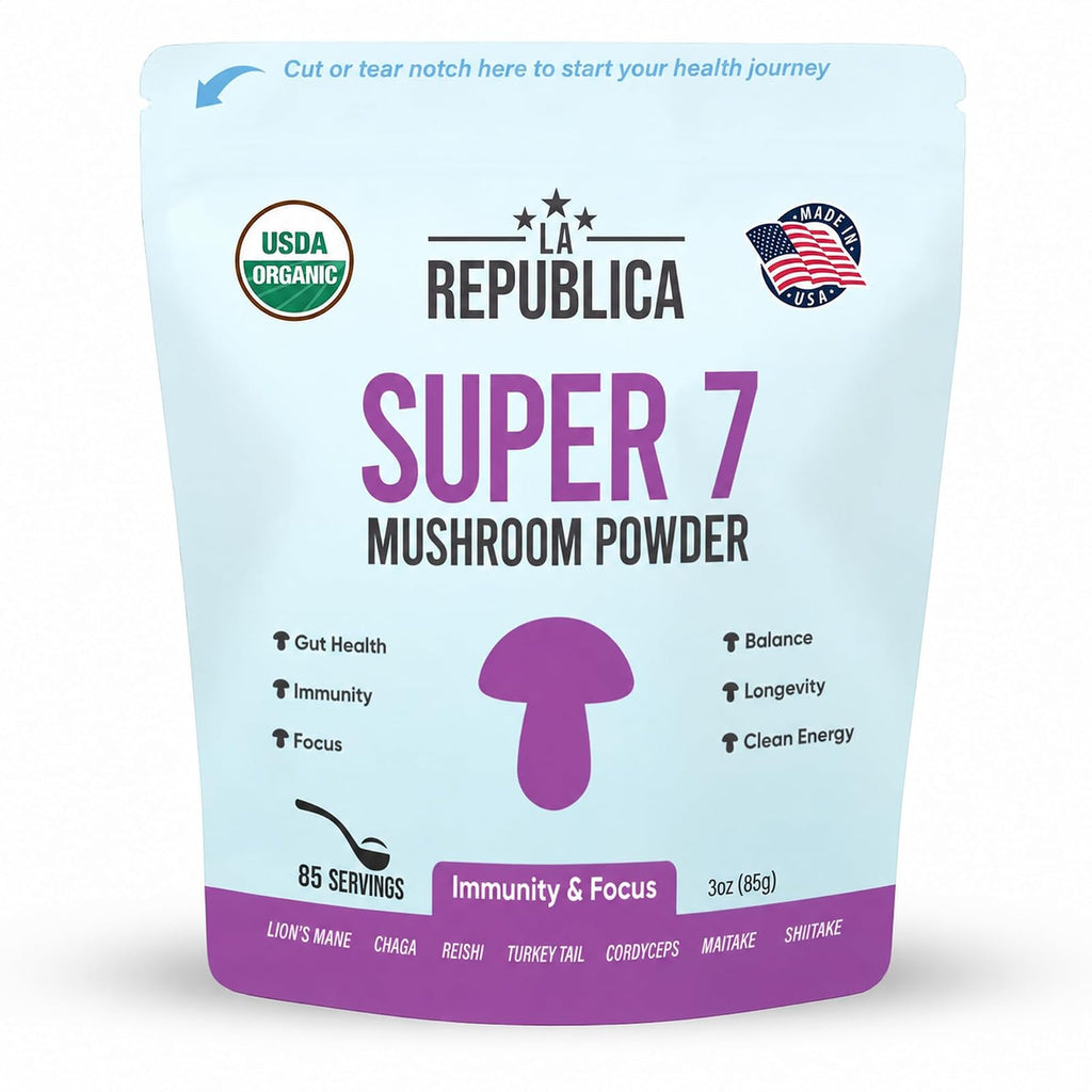 La Republica Super 7 mushroom blends
