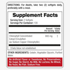 Lab chlorophyll for daily nutrition