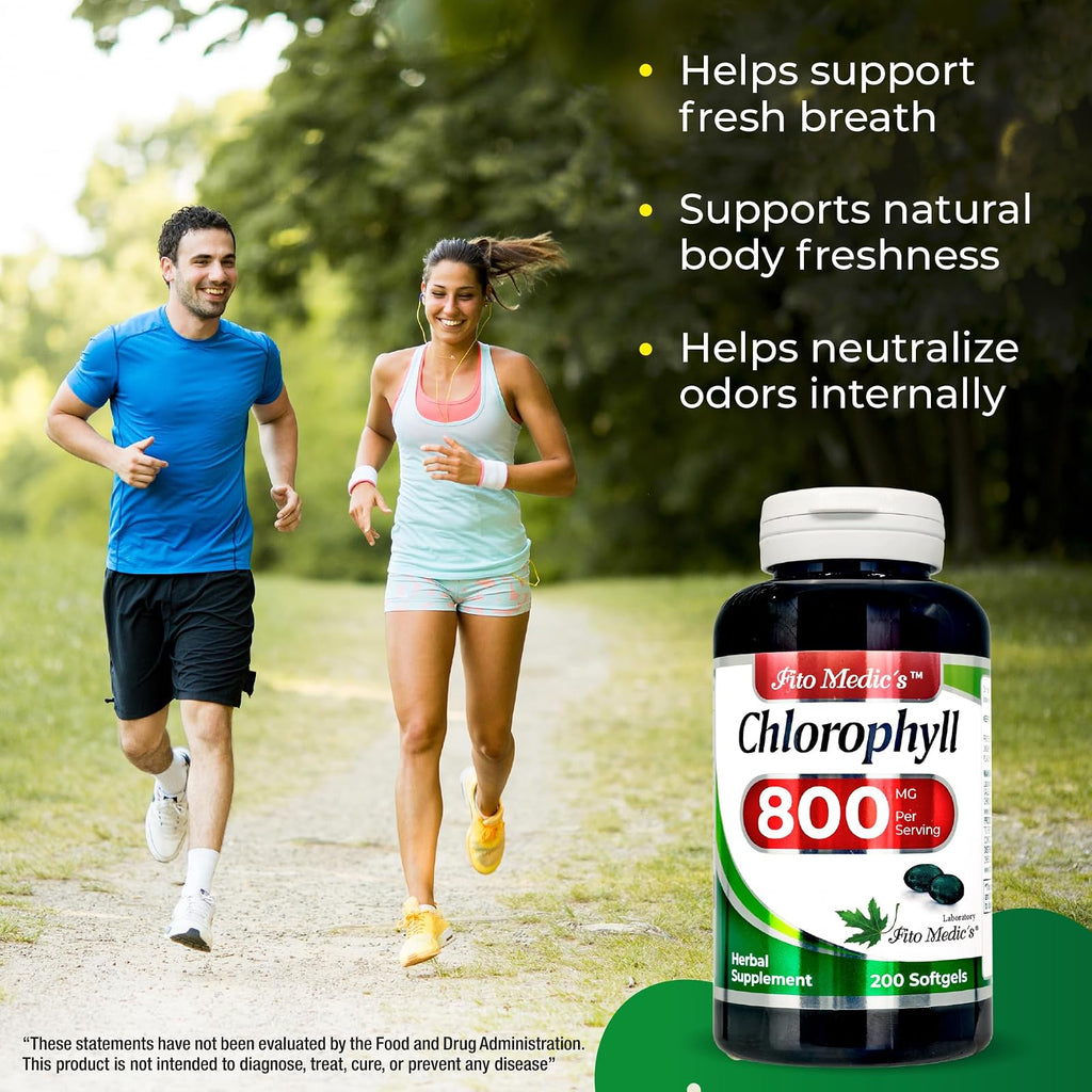 Lab chlorophyll for digestive health