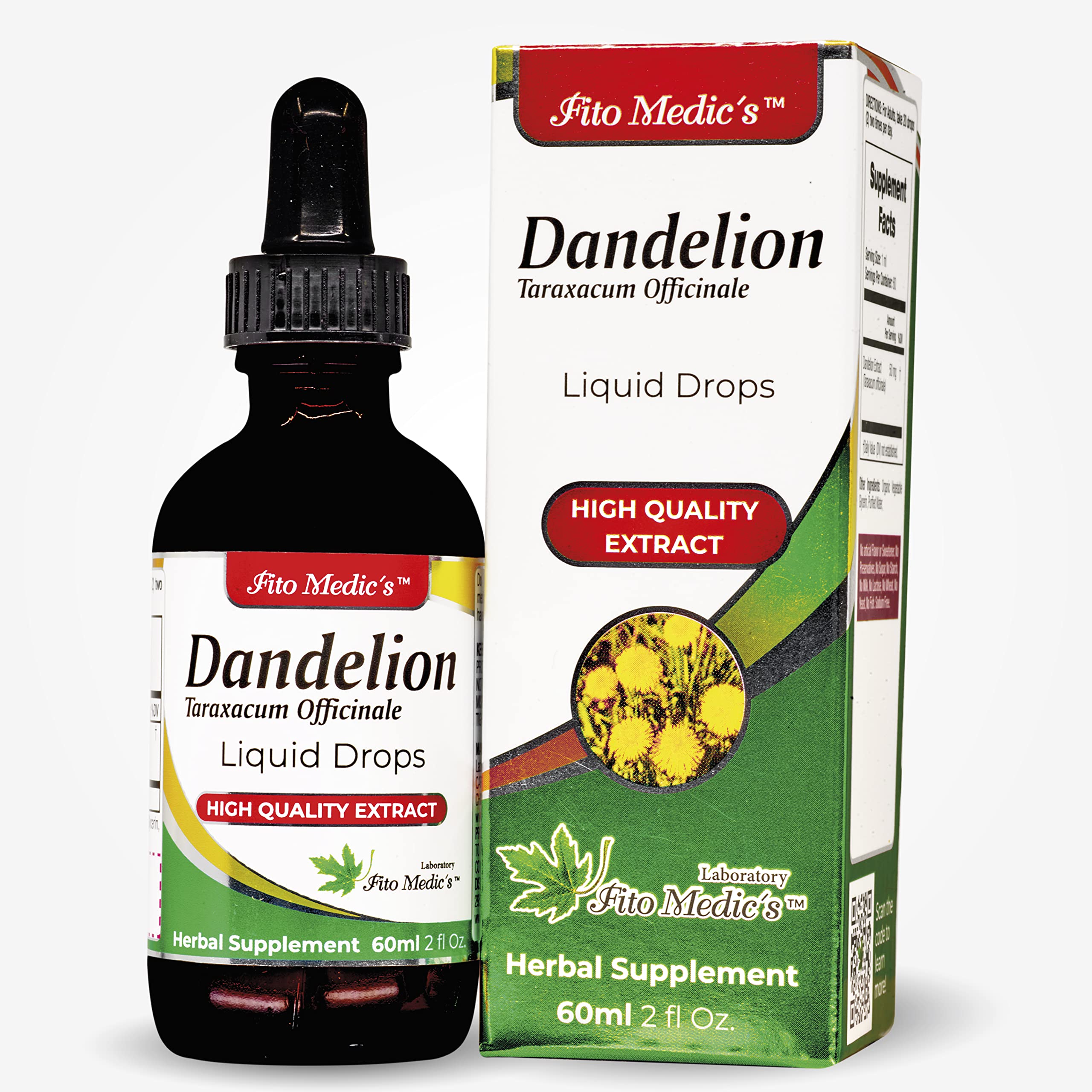 Lab dandelion tincture for cleansing