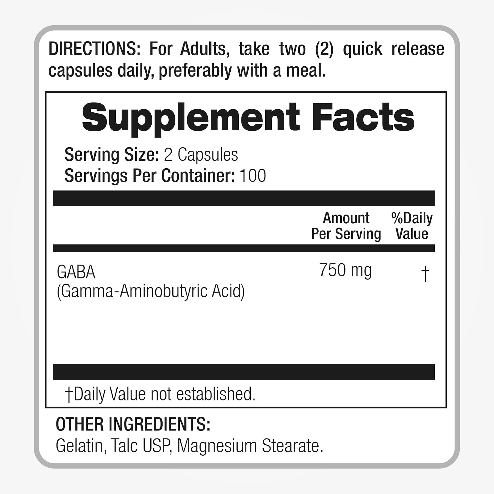 Lab GABA for enhanced focus