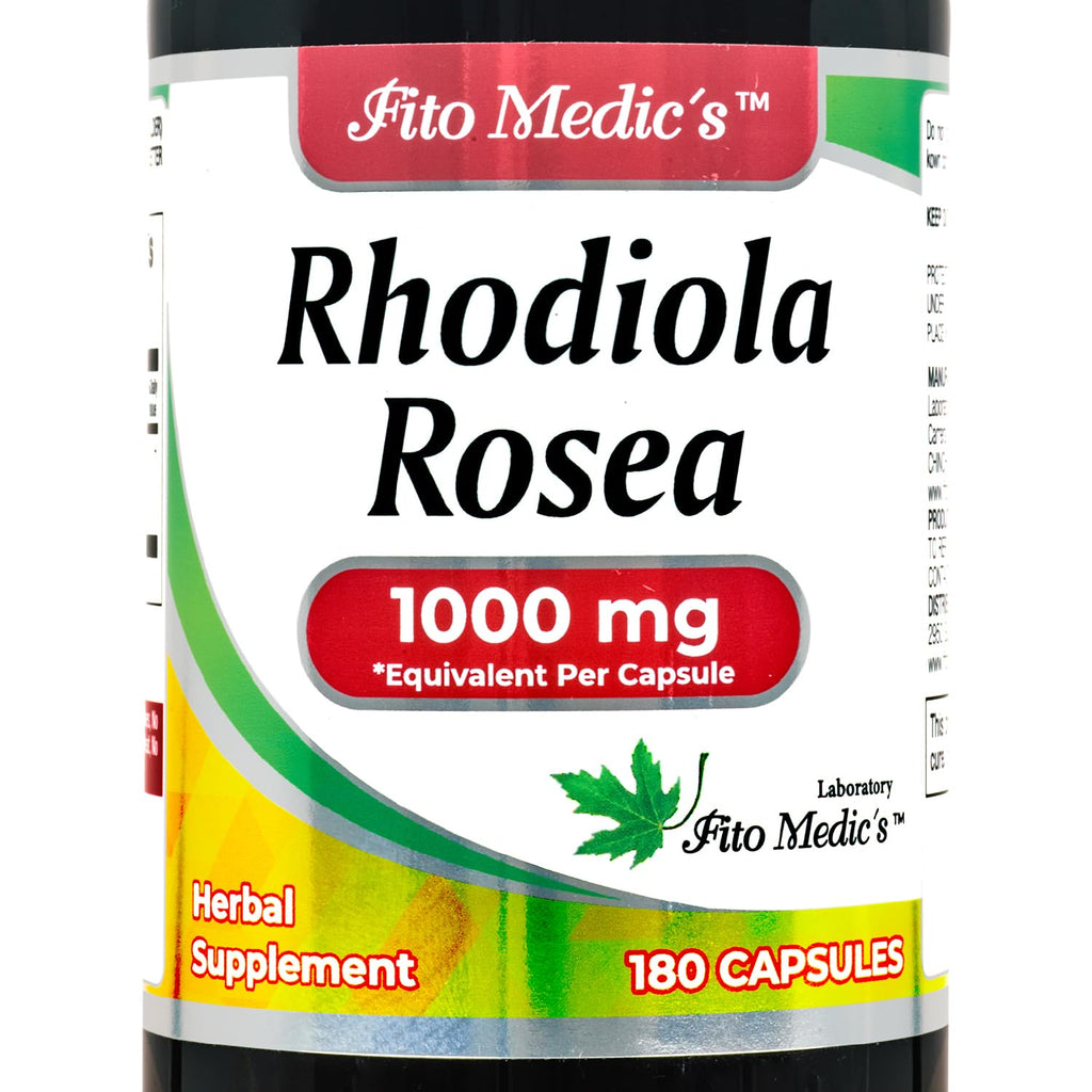 Lab Rhodiola Rosea capsules for stress relief