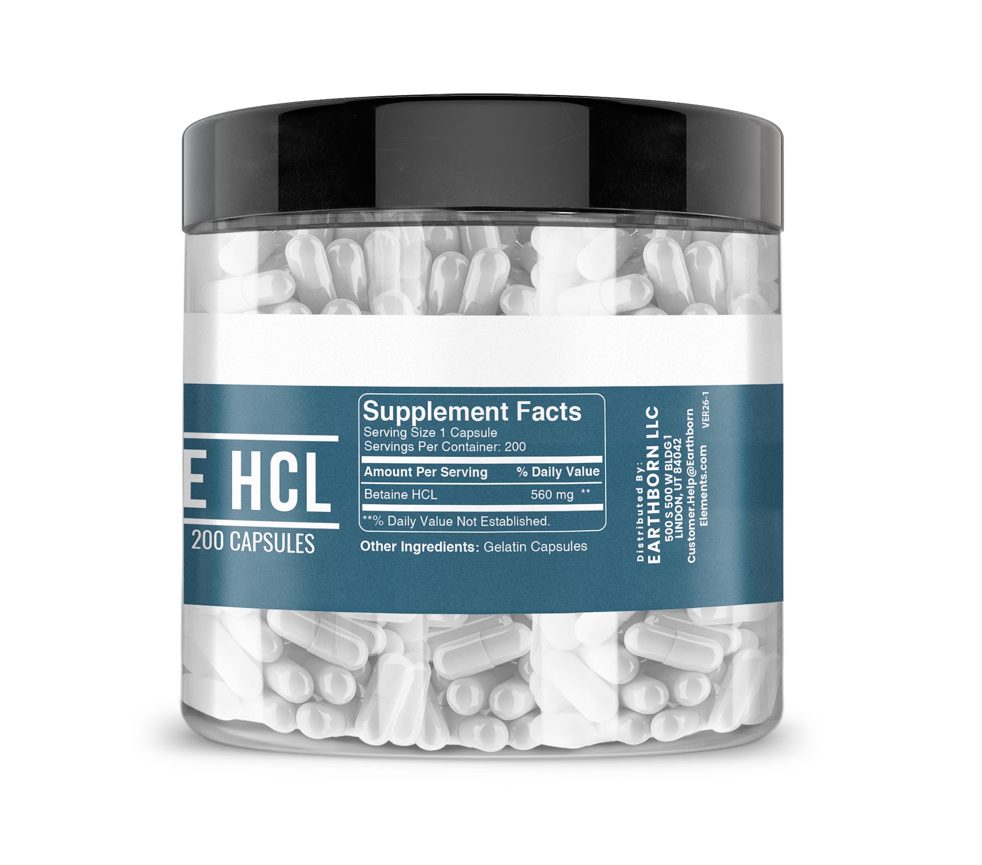 lab-tested betaine HCL for digestion