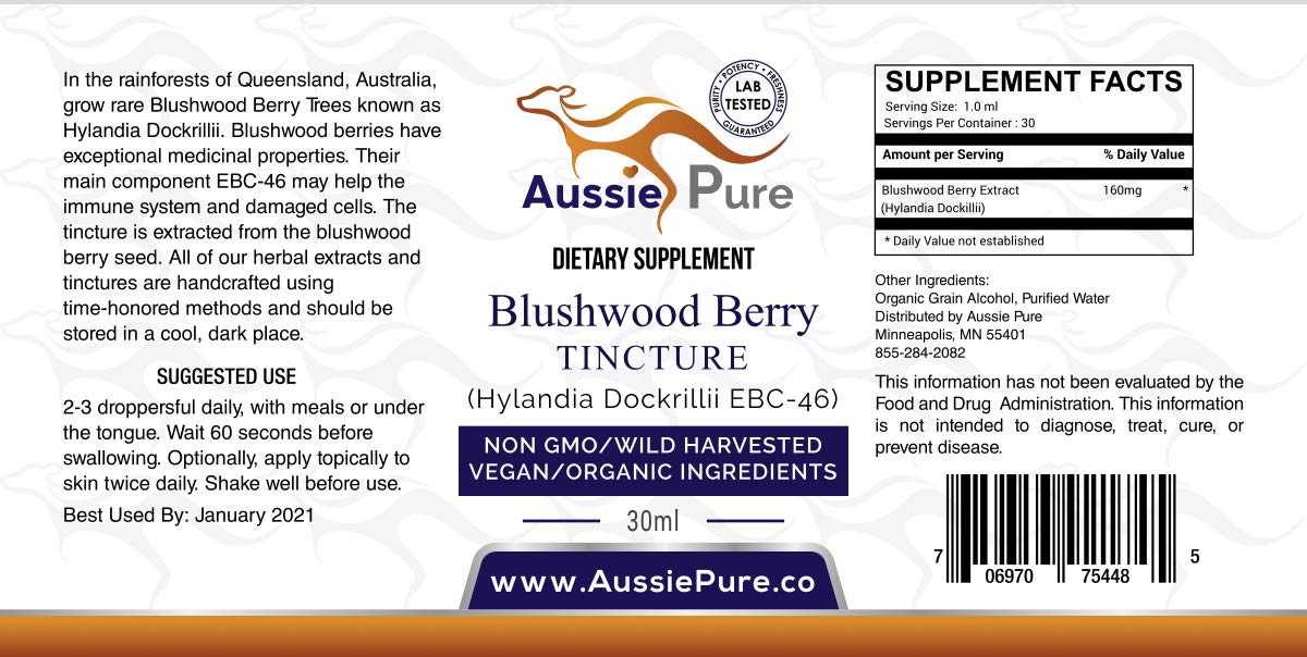 lab tested blushwood berry tincture benefits