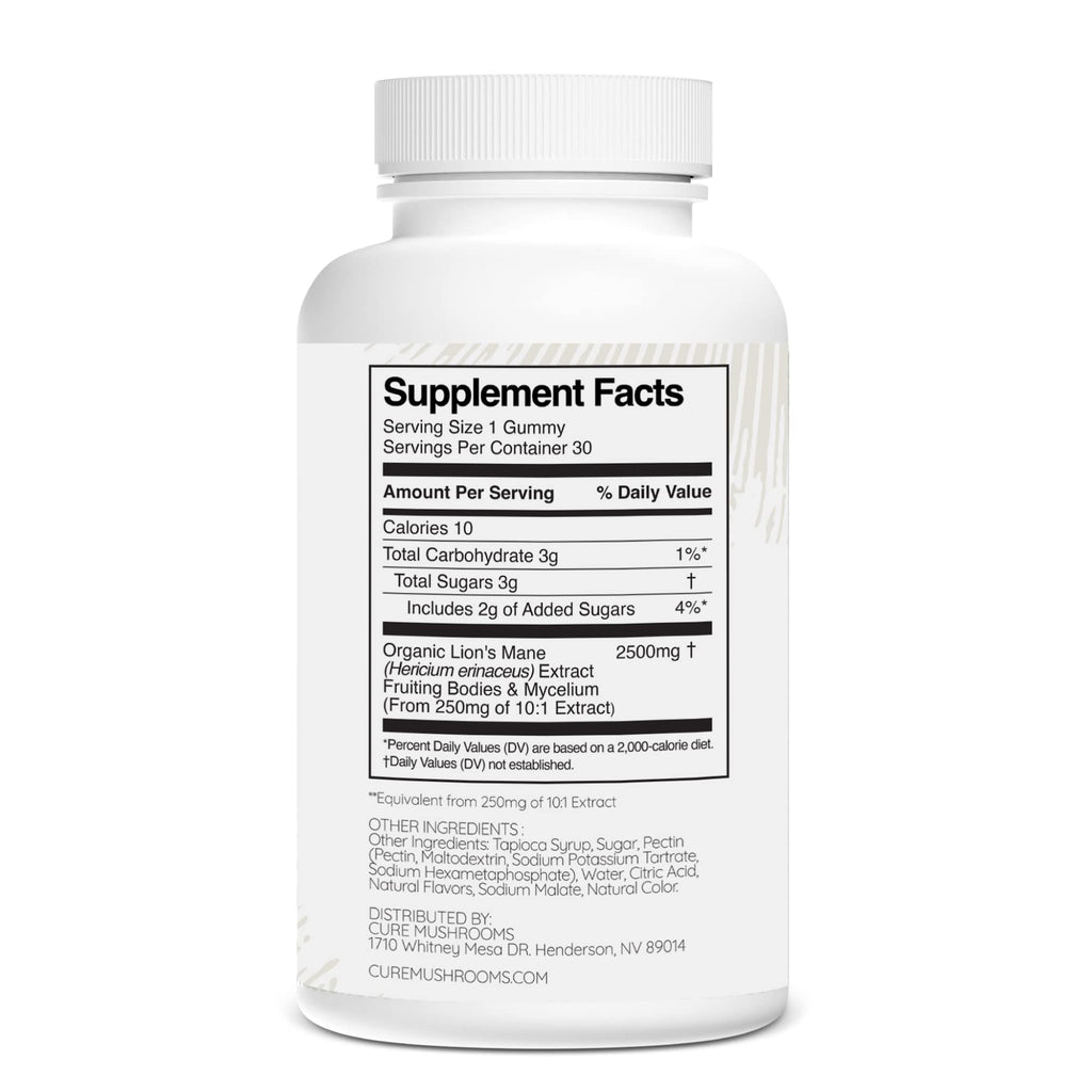 lab tested lion's mane gummies benefits