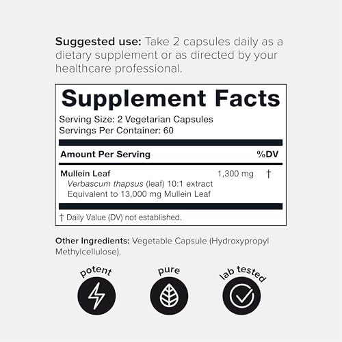 lab tested mullein leaf extract