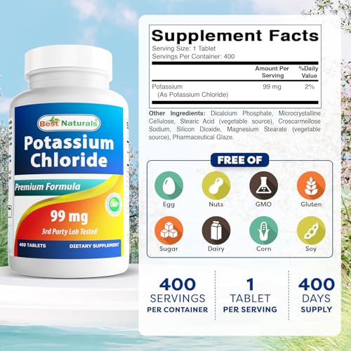 Lab tested potassium for safety