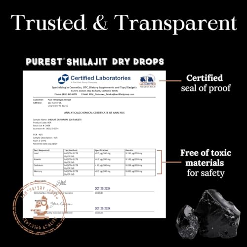 lab tested shilajit for safety