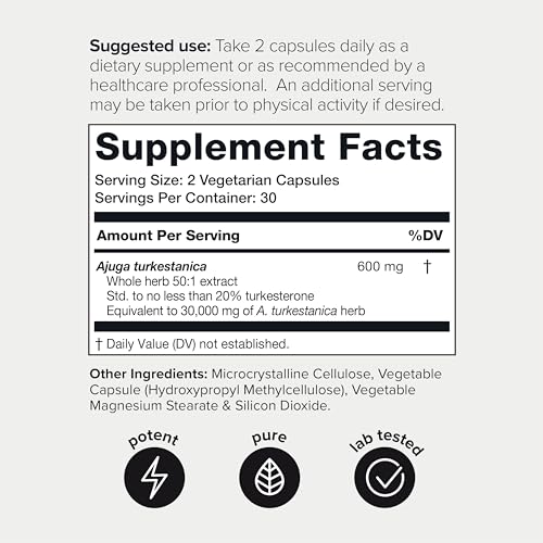 Lab tested Turkesterone for quality assurance