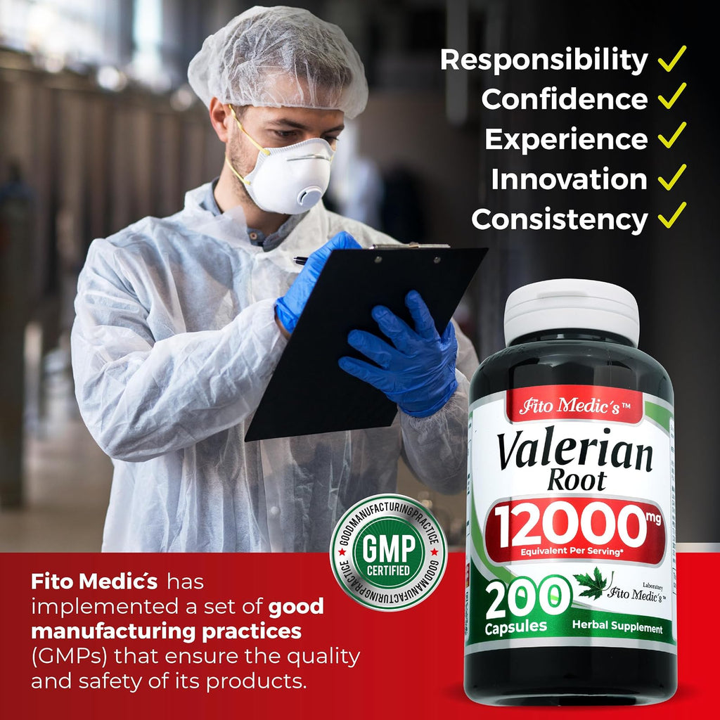 Lab valerian root capsules for anxiety