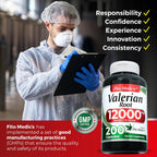 Lab valerian root capsules for anxiety