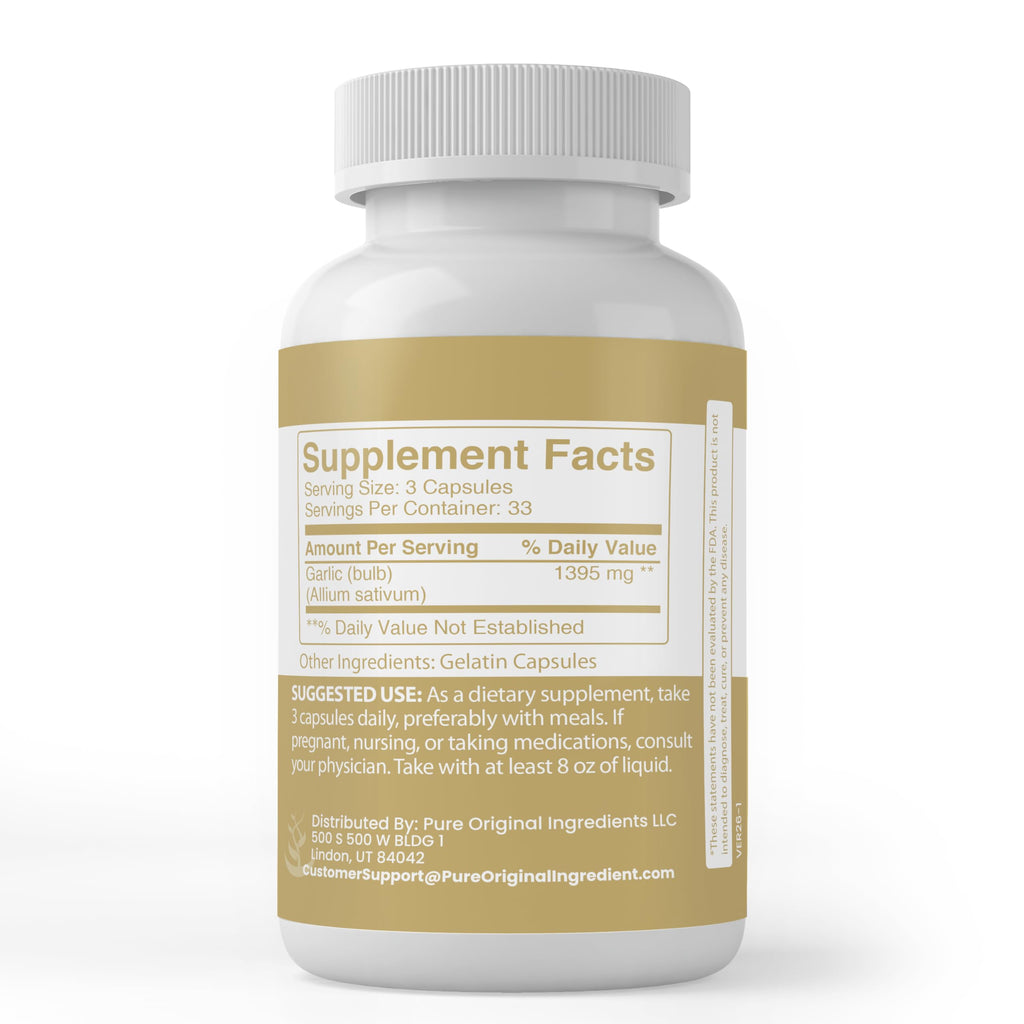 lab verified aged garlic extract