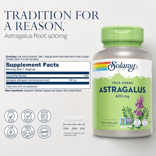 lab verified astragalus capsules