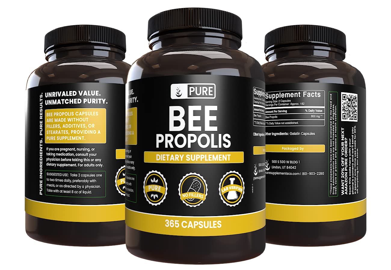 lab verified bee propolis supplement