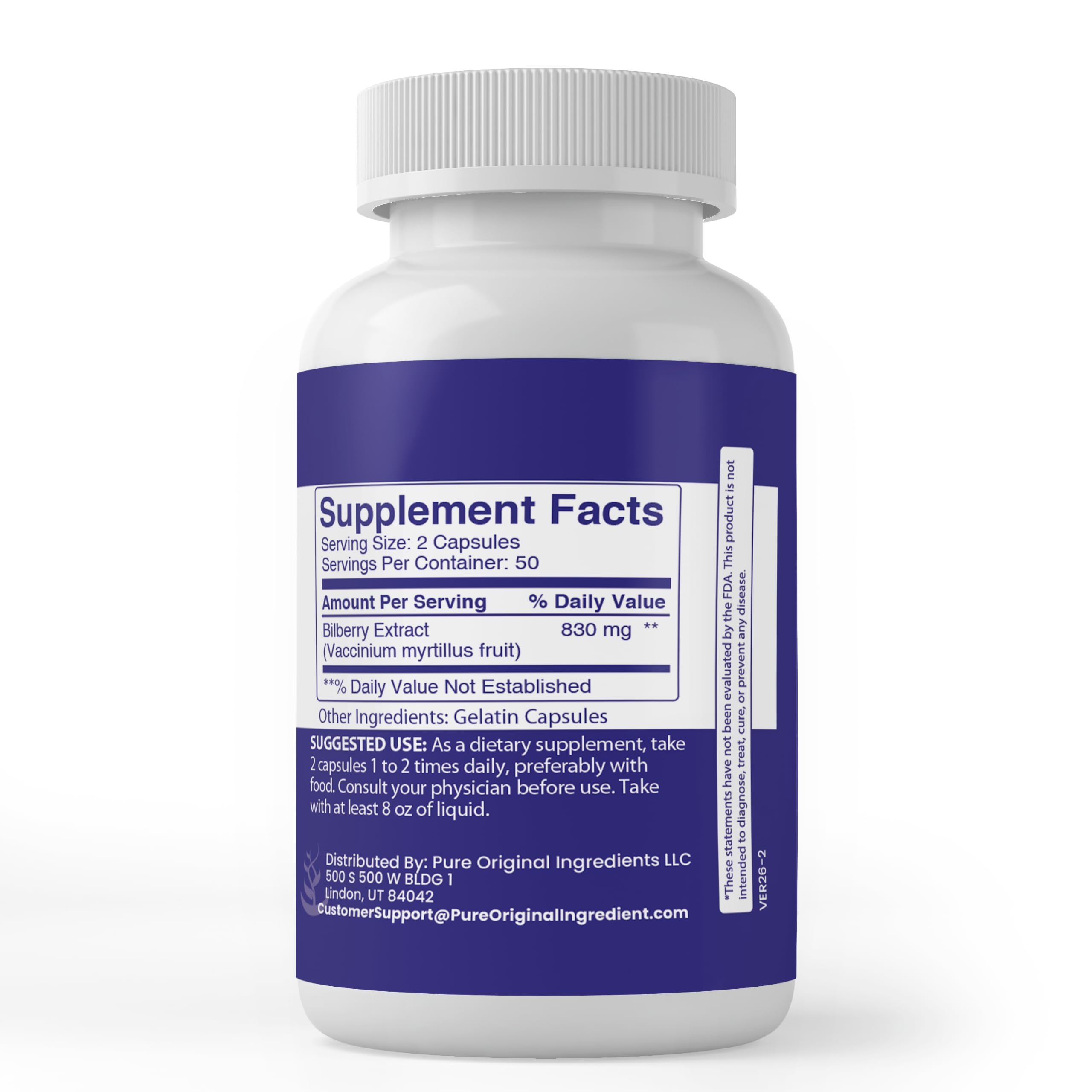 lab verified bilberry extract