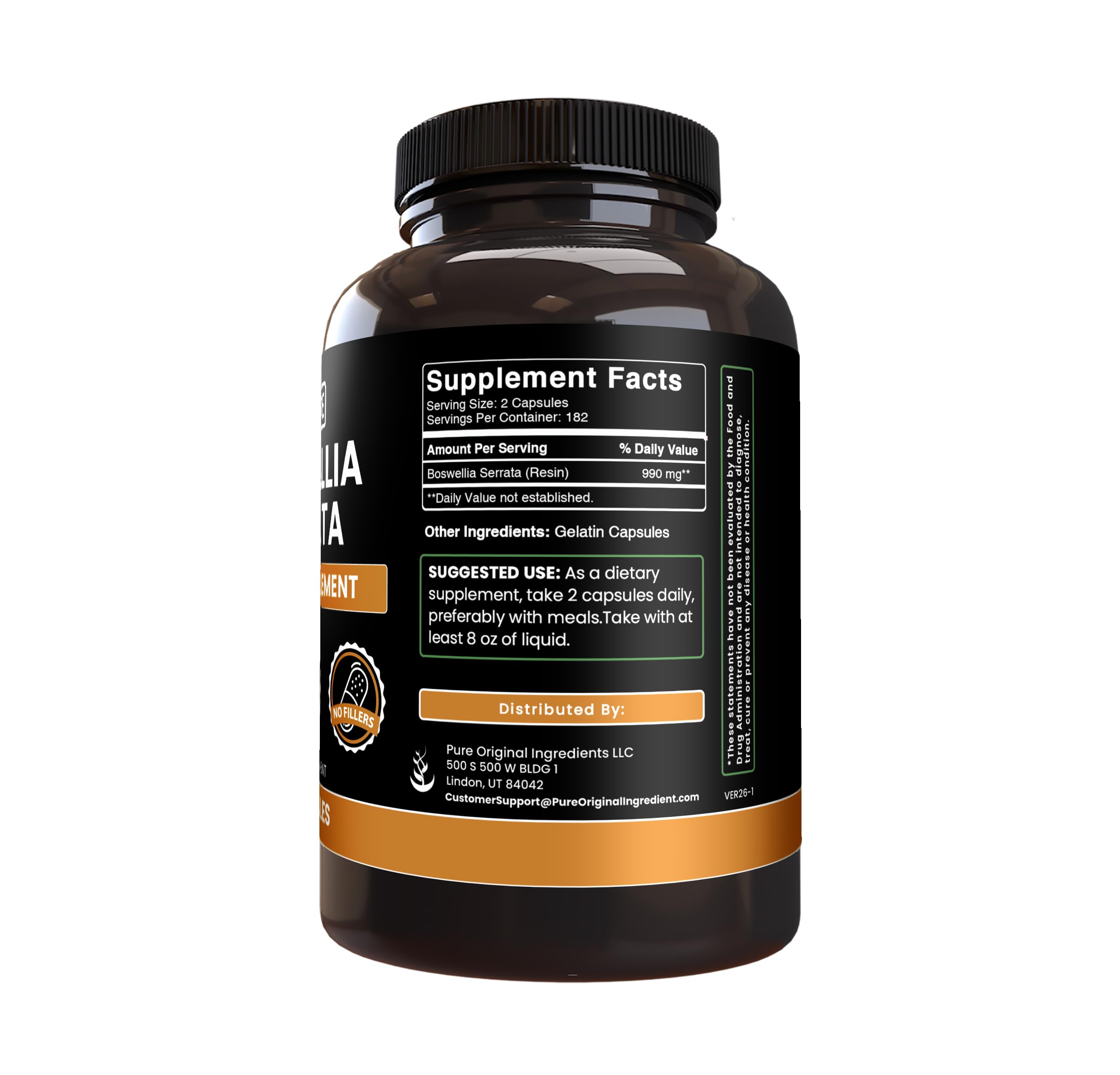 Lab verified Boswellia supplement