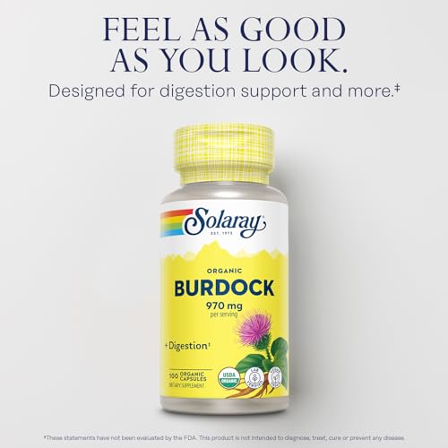 Lab verified burdock root for digestive balance