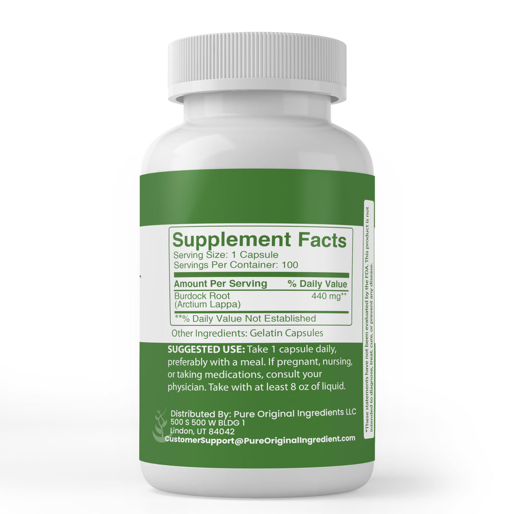 lab verified burdock root supplement quality