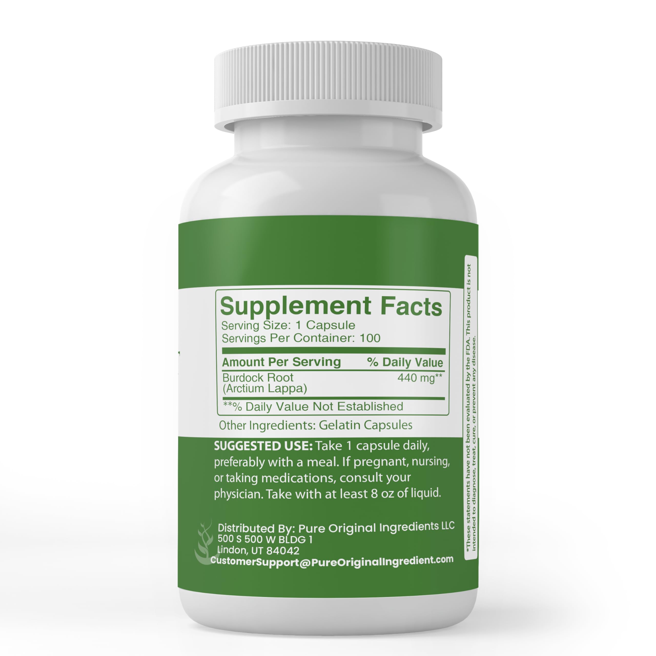 lab verified burdock root supplement quality