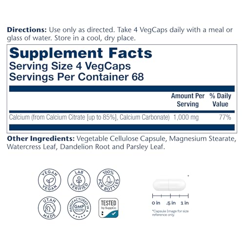 lab verified calcium for health