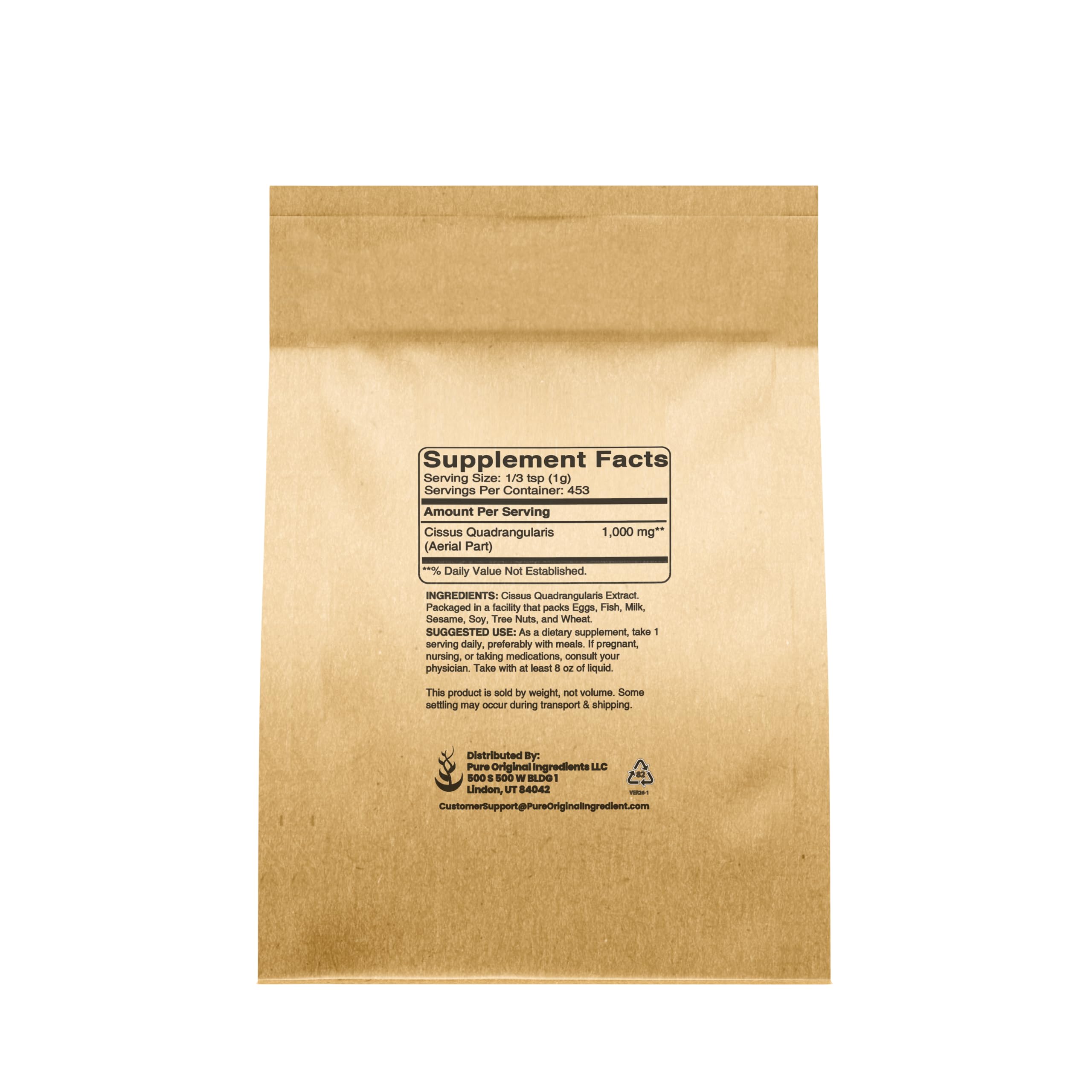 lab-verified cissus quadrangularis quality