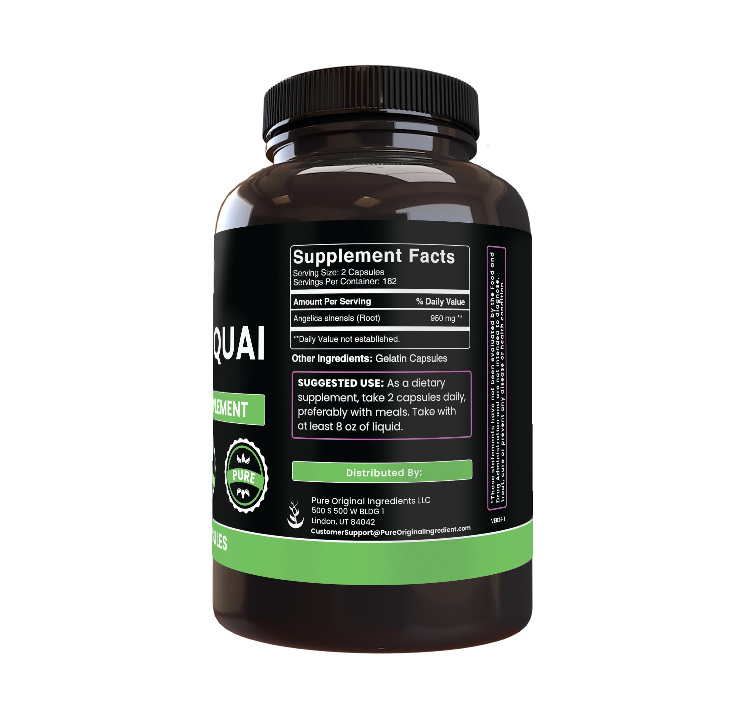 lab verified dong quai root