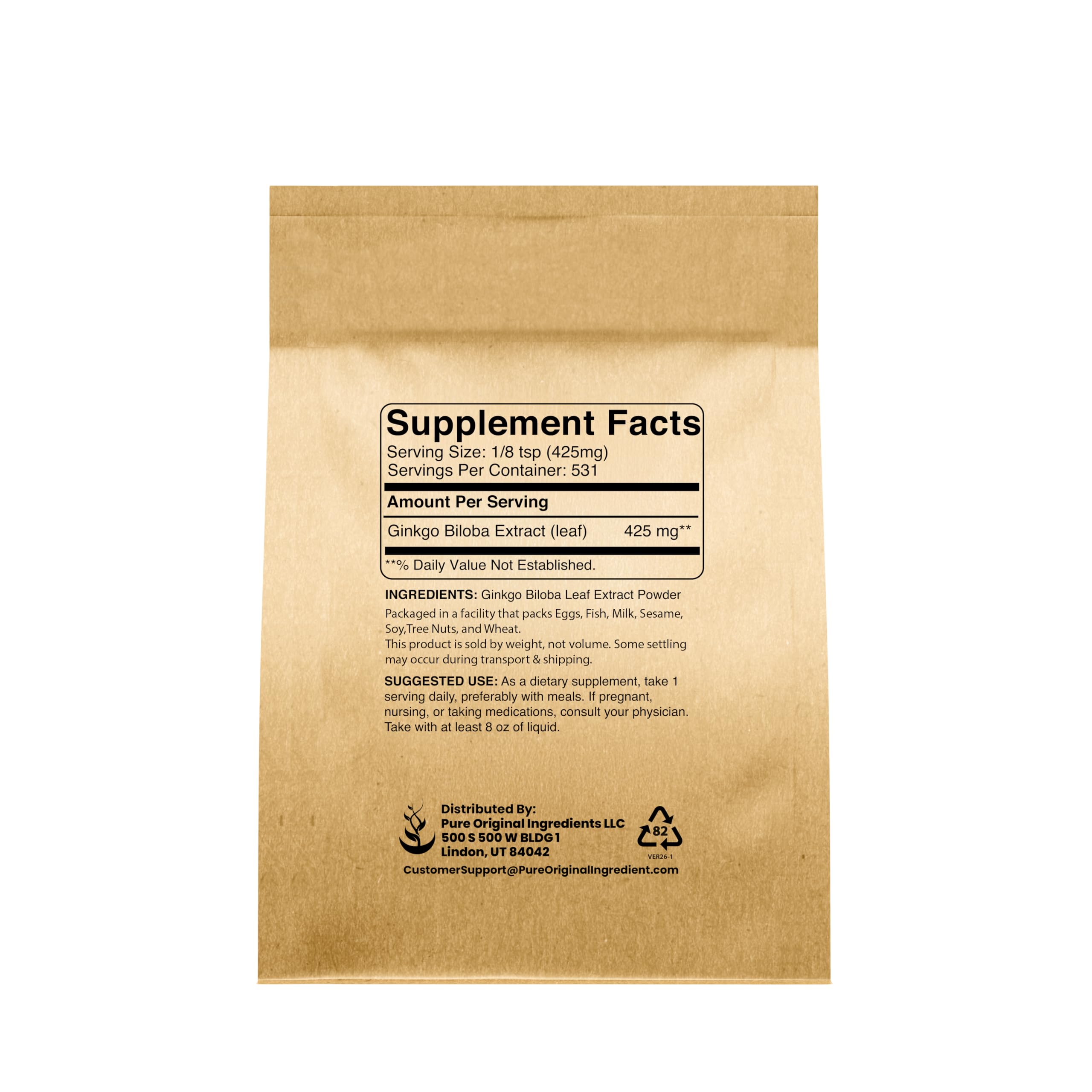 lab verified ginkgo biloba quality