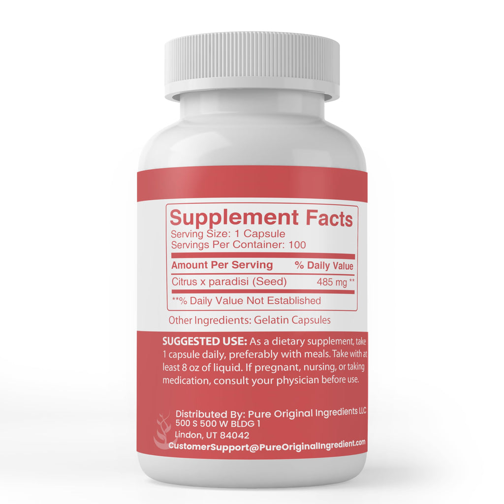 lab verified grapefruit seed extract