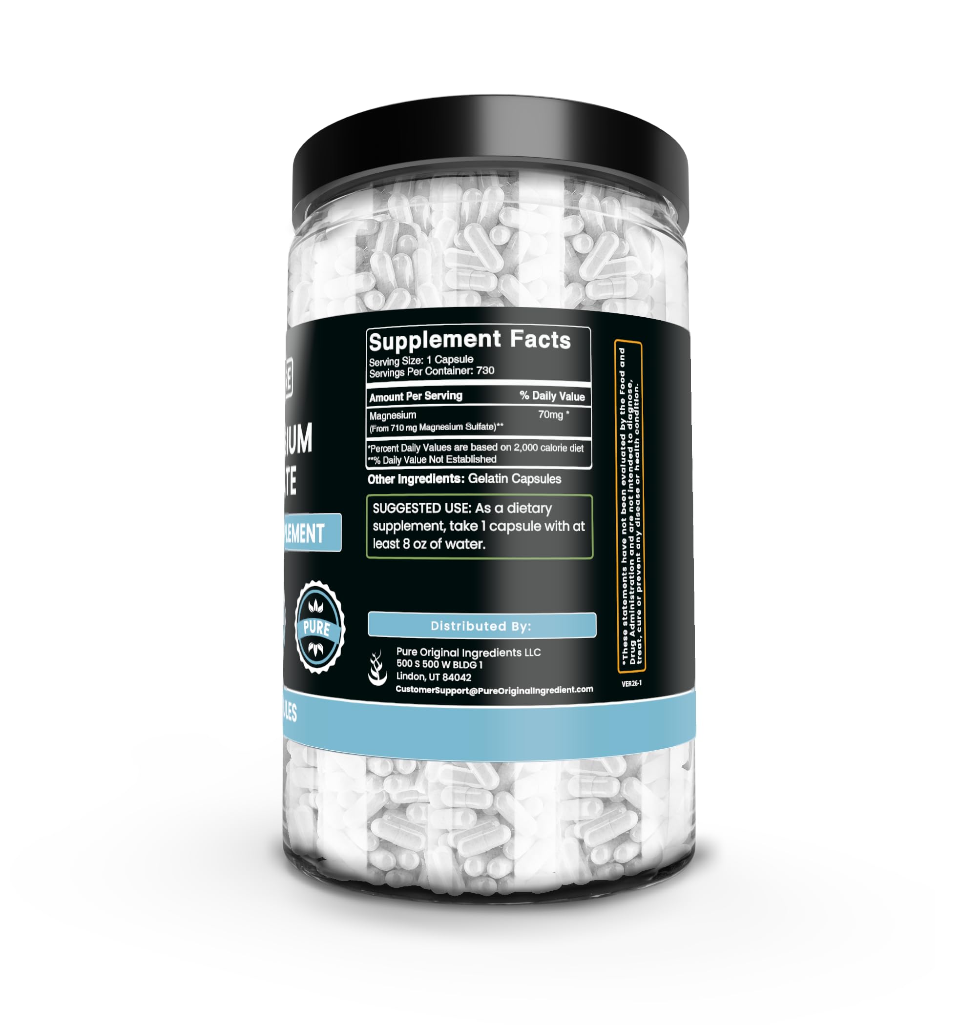 lab verified magnesium for purity