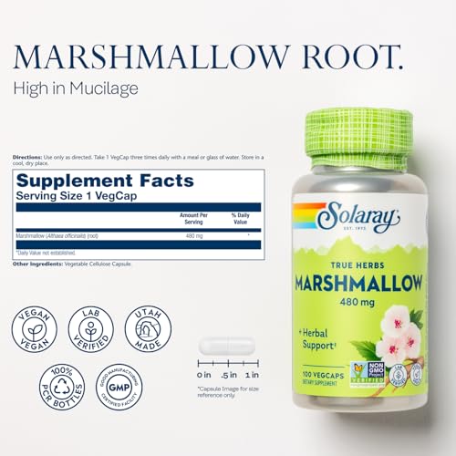 lab verified marshmallow root capsules