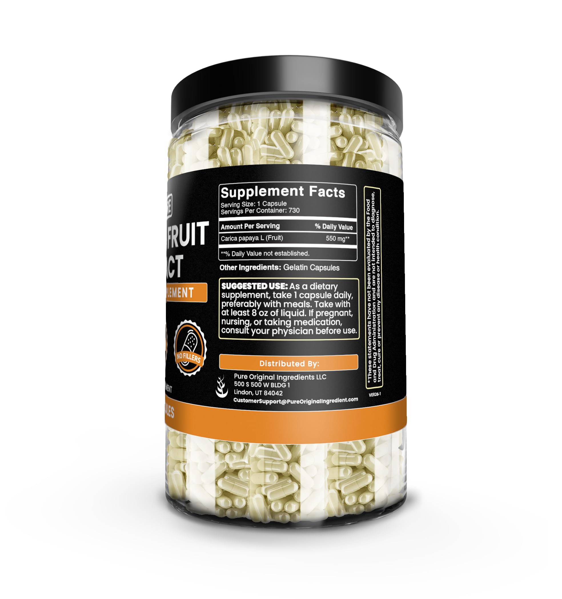 lab verified papaya extract