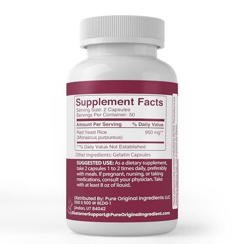 lab verified red yeast rice in Canada