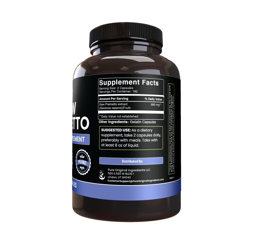 lab verified saw palmetto formula