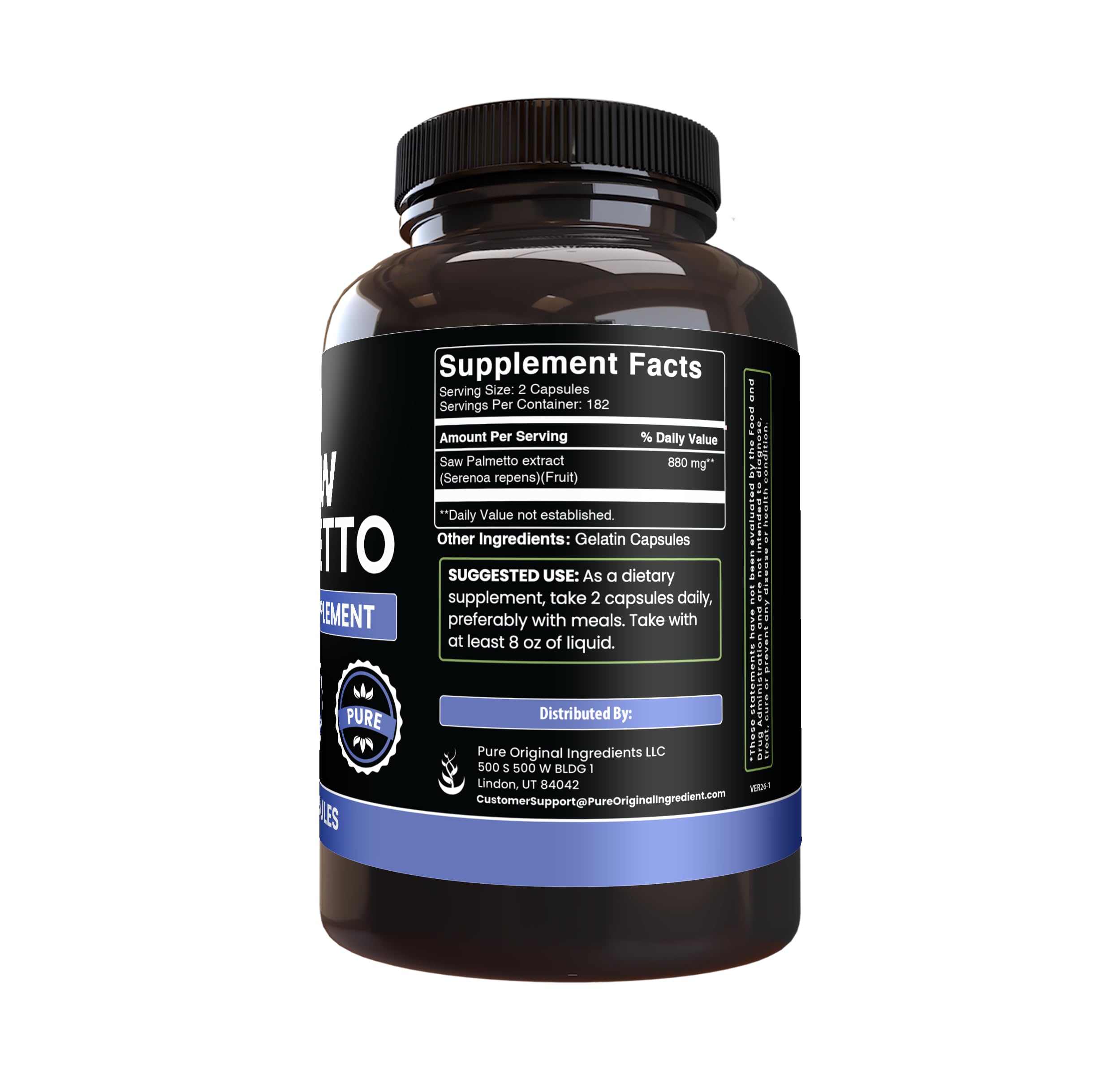lab verified saw palmetto formula