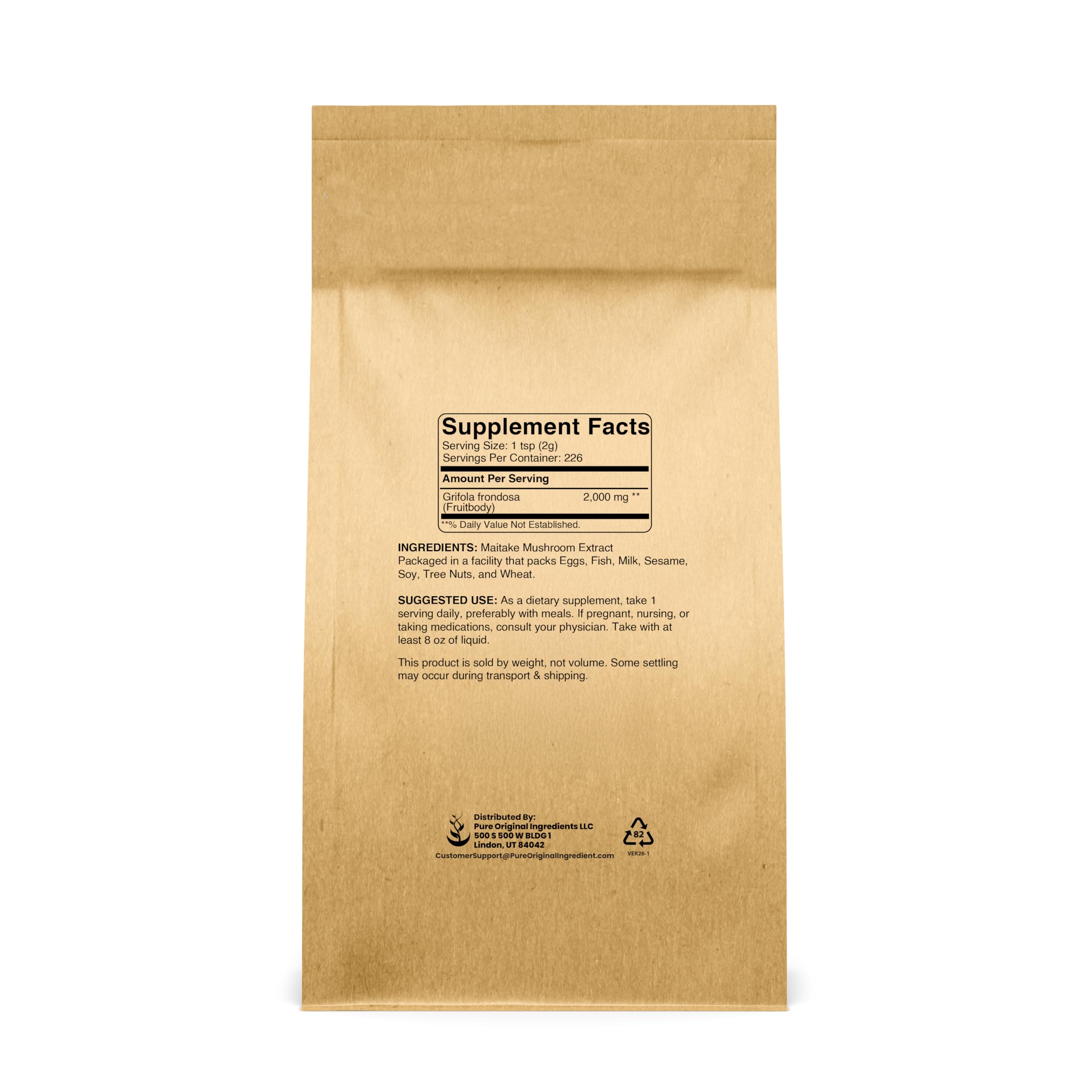 Lab-verified superfood mushroom powder