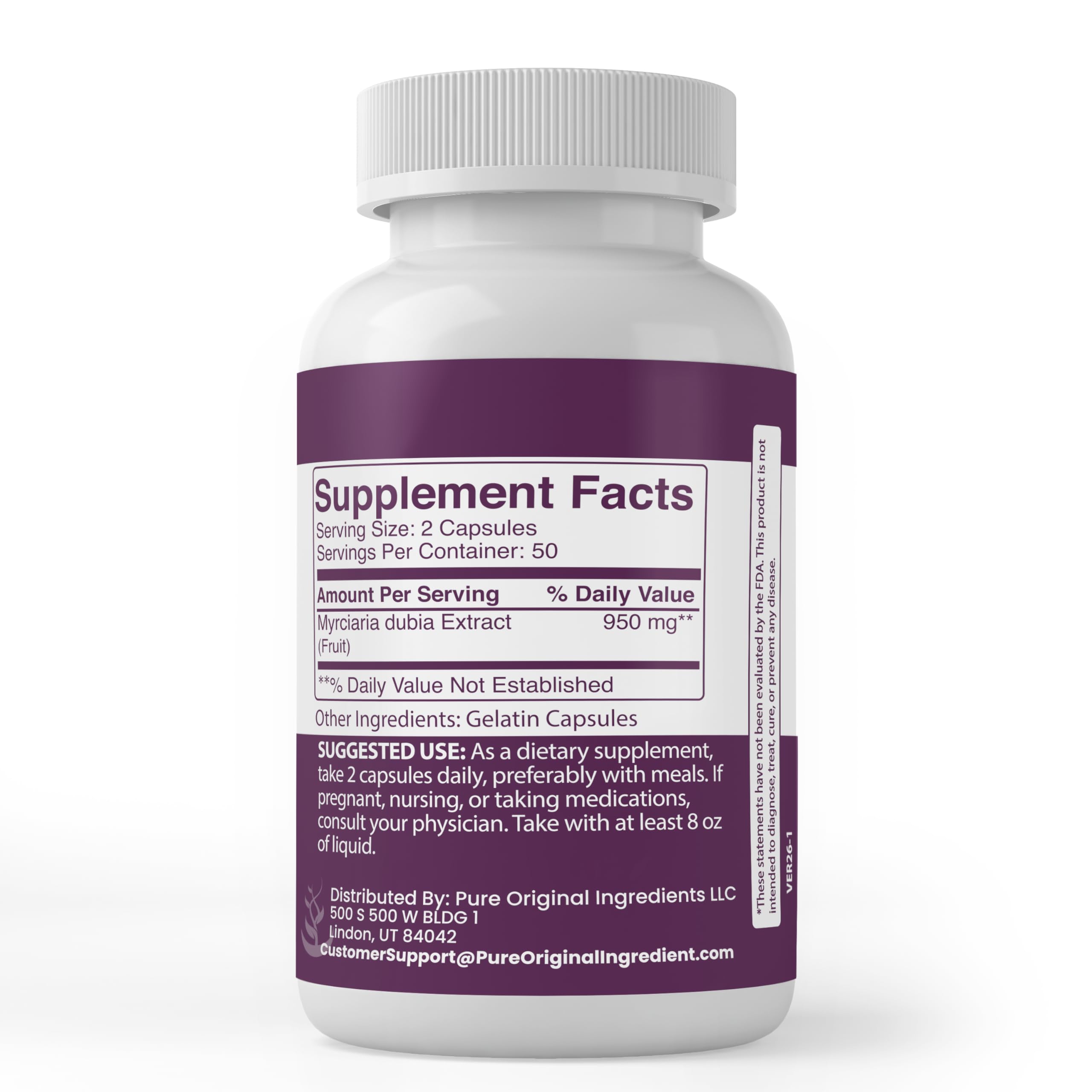 lab verified vitamin capsules