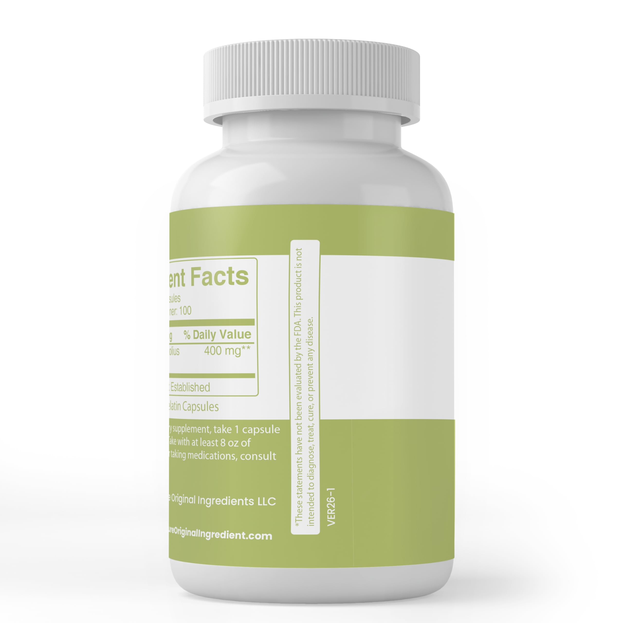 lab verified yacon root capsules