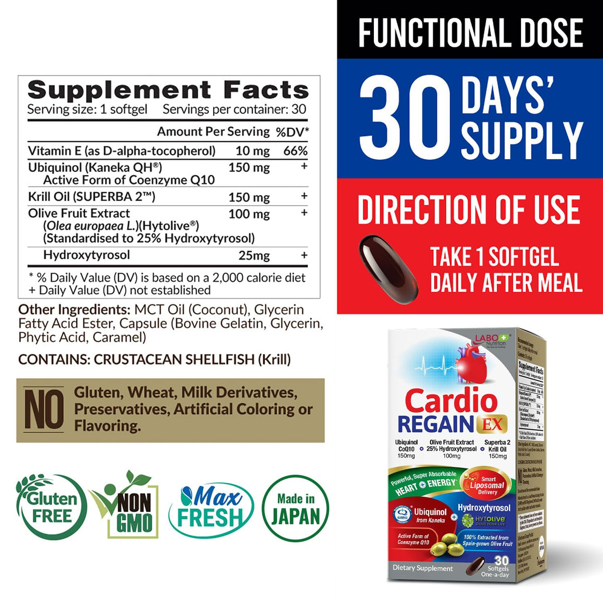 LABO Nutrition coq10 softgels