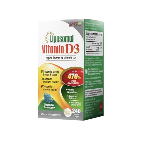 LABO Nutrition vitamin D3 softgels