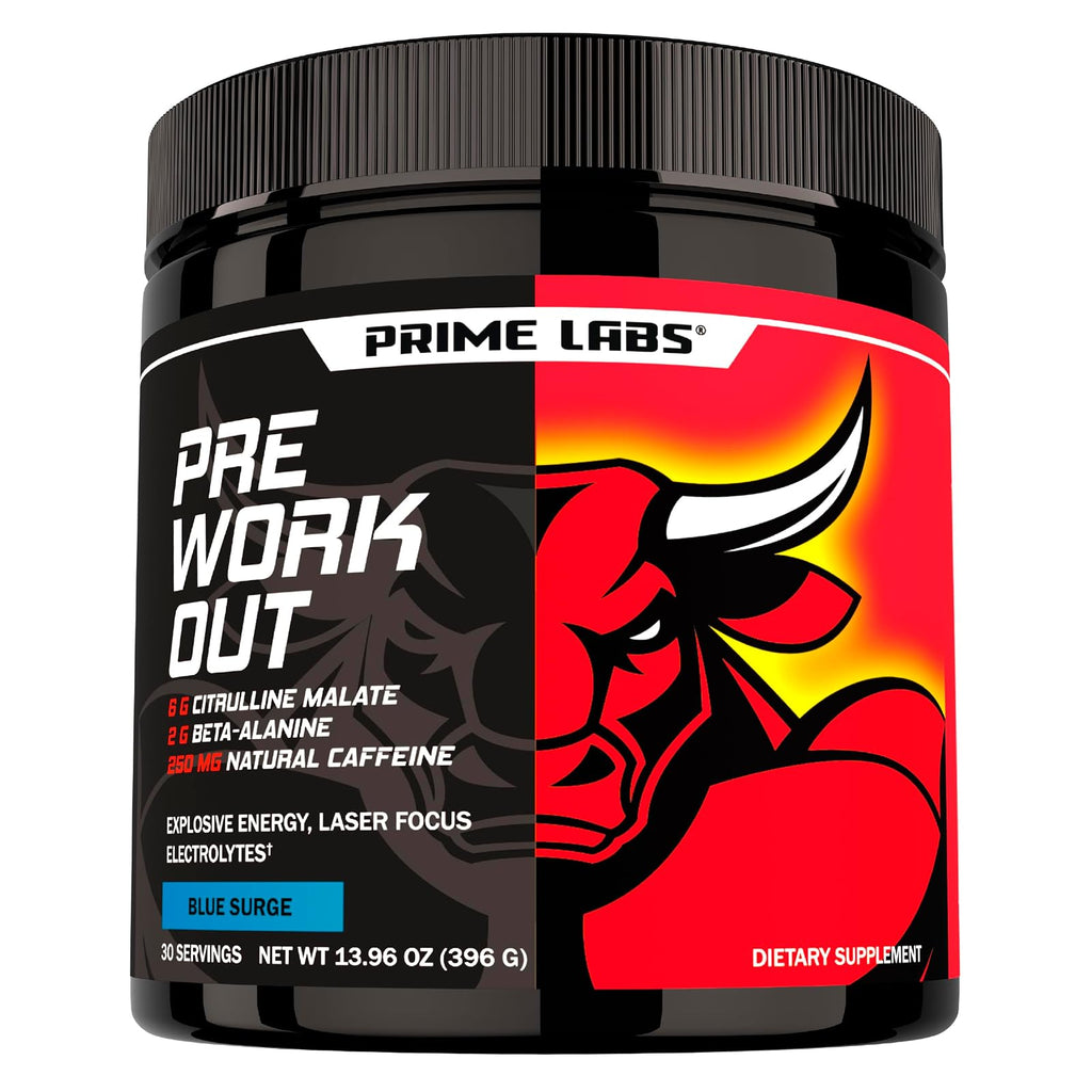Labs pre-workout powder blue lemonade