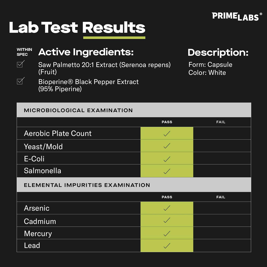 Labs saw palmetto for prostate support