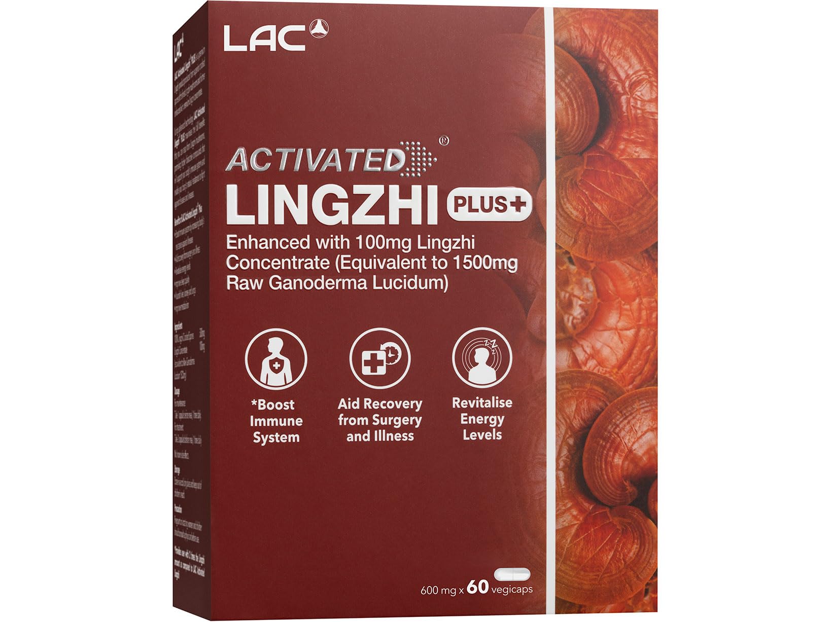 LAC Activated Lingzhi health benefits