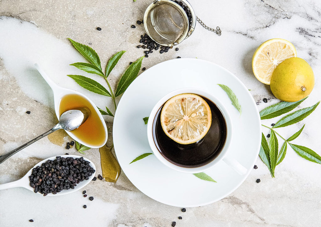 laced up elderberry for cocktails