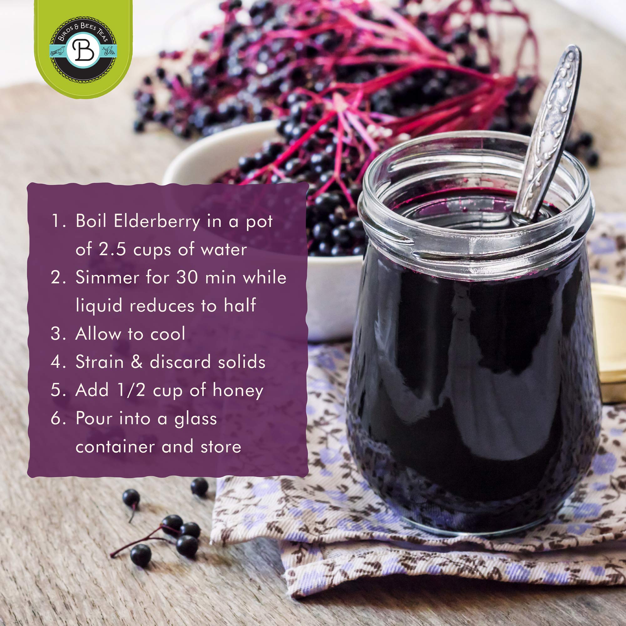 laced up elderberry for cocktails