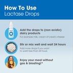 lactase drops for digestive health